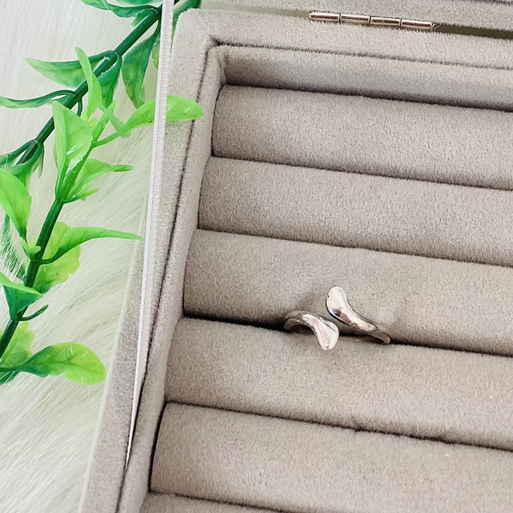 Adjustable ring silver 925